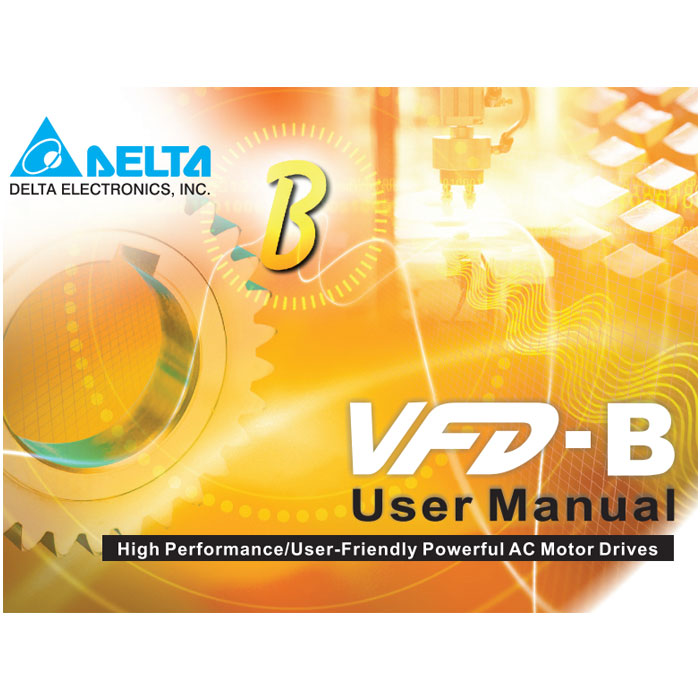 آکادمی پارتینه | دیتاشیت اینورتر تک فاز و سه فاز دلتا سری VFD-B